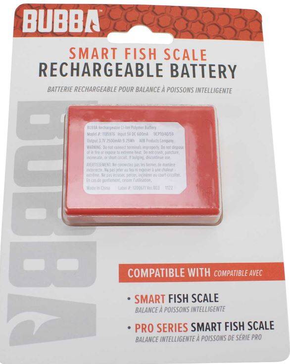 BUBBA Smart Fish Scale Rechargeable Battery - Radioworld