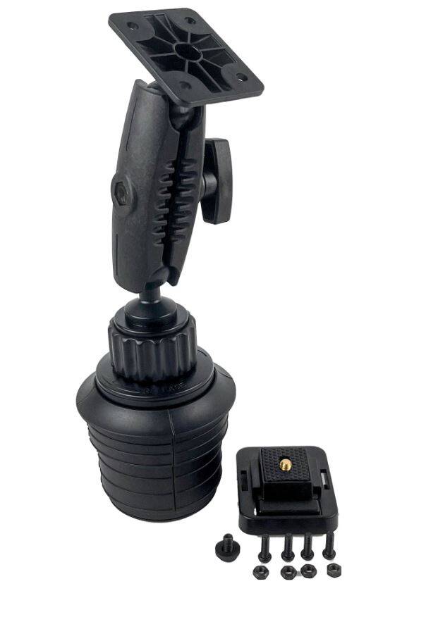 Lido Heavy Duty Cup Holder Mount With QR Face Plate - Radioworld